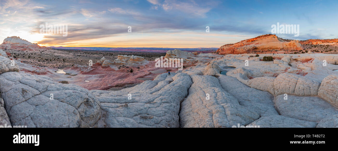 Sunset at White Pocket in the Vermillion Cliffs National Monument ...