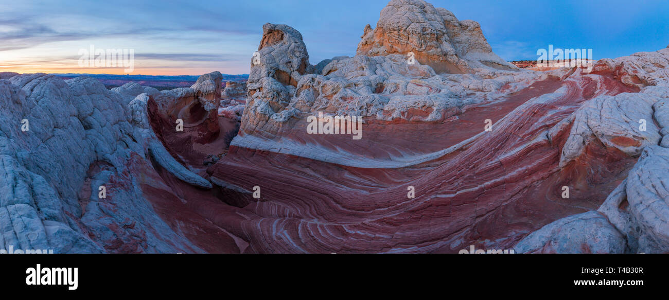 Sunset at White Pocket in the Vermillion Cliffs National Monument ...