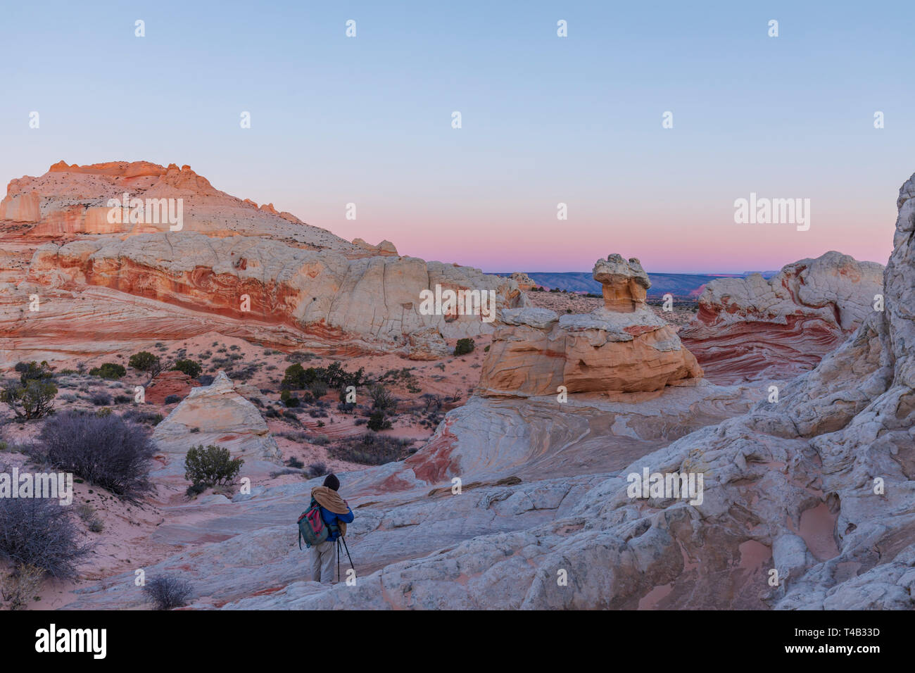 Sunset at White Pocket in the Vermillion Cliffs National Monument ...