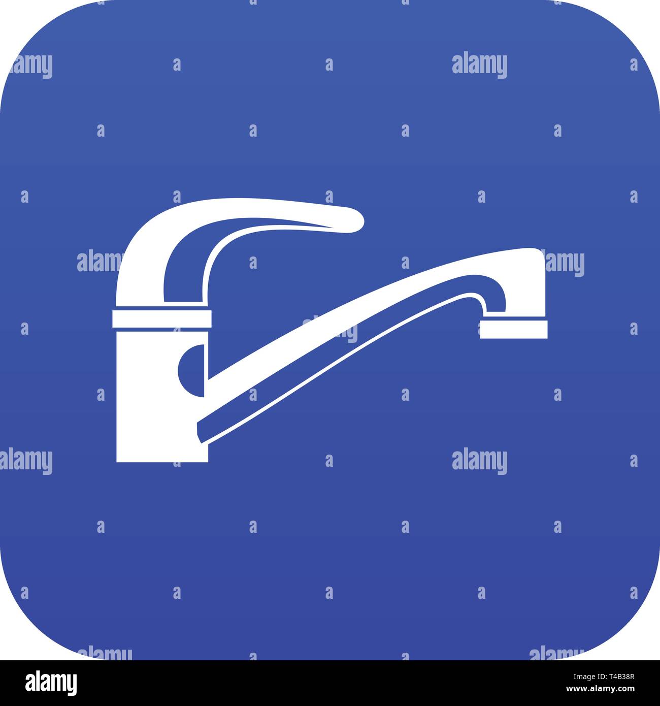Water tap icon digital blue Stock Vector Image & Art - Alamy