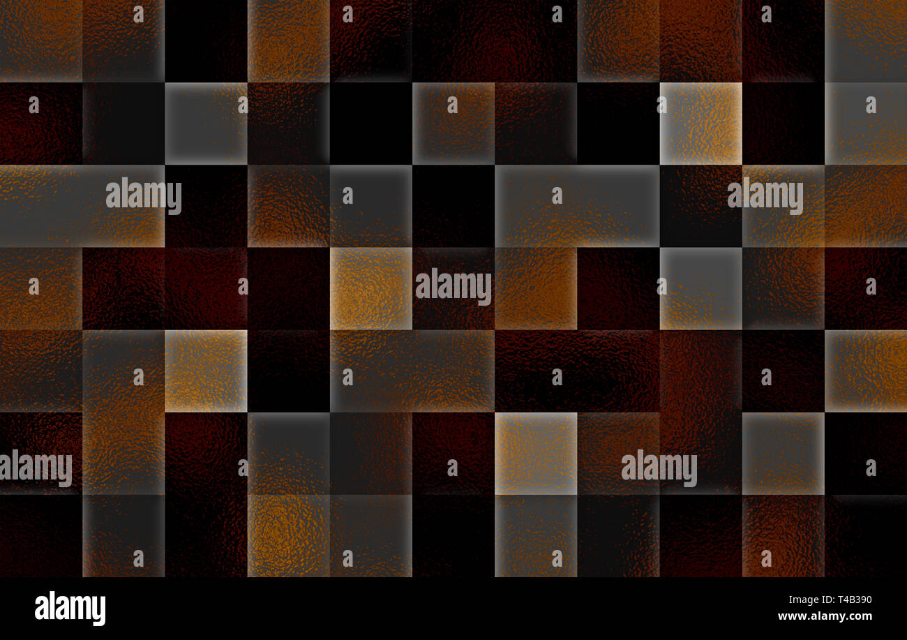 Gradient geometric square blocks. Glass texture. Abstract background ...
