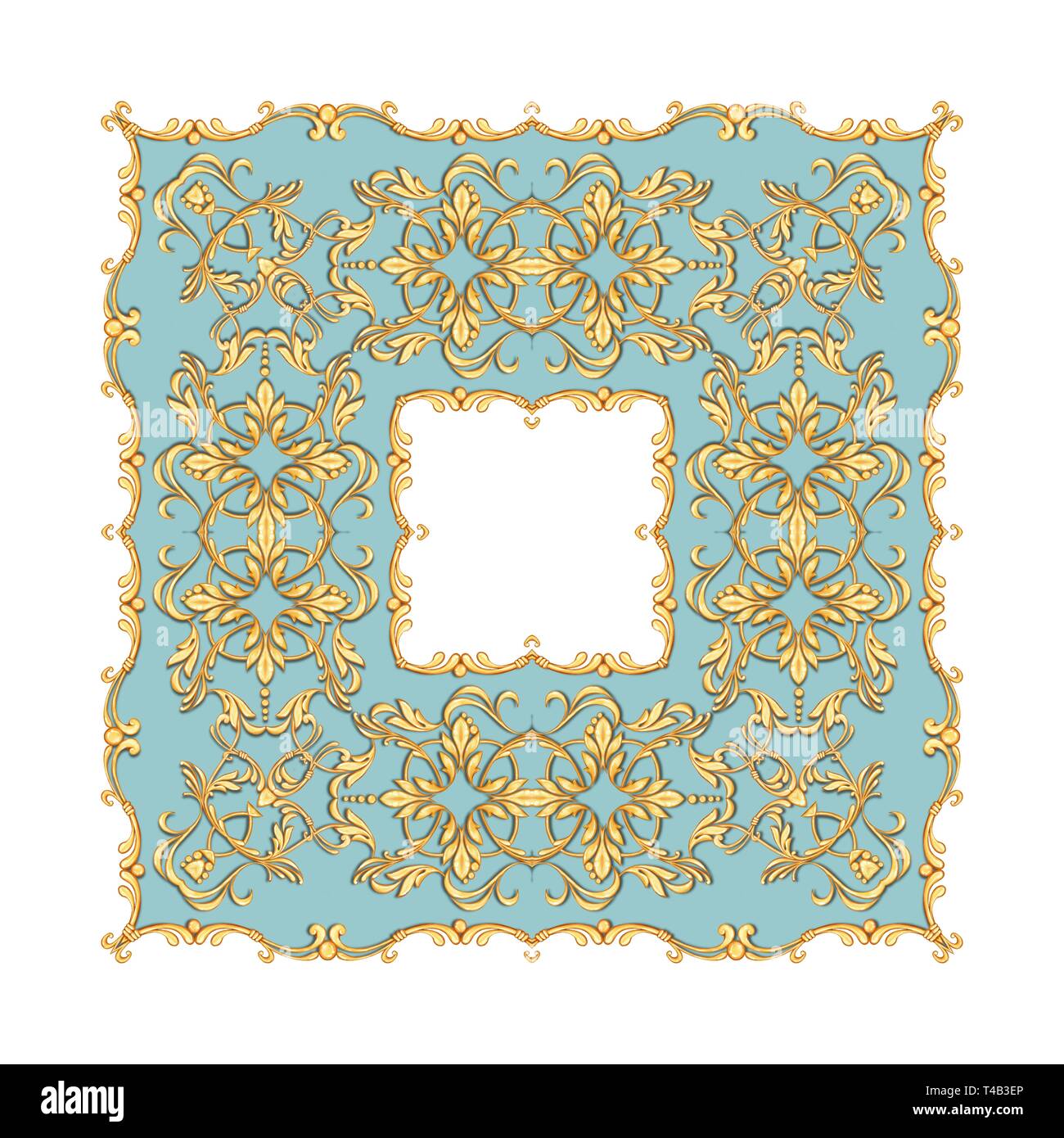 Golden baroque frame 3 Stock Photo - Alamy Golden baroque frame 3 Stock Photo - Alamy