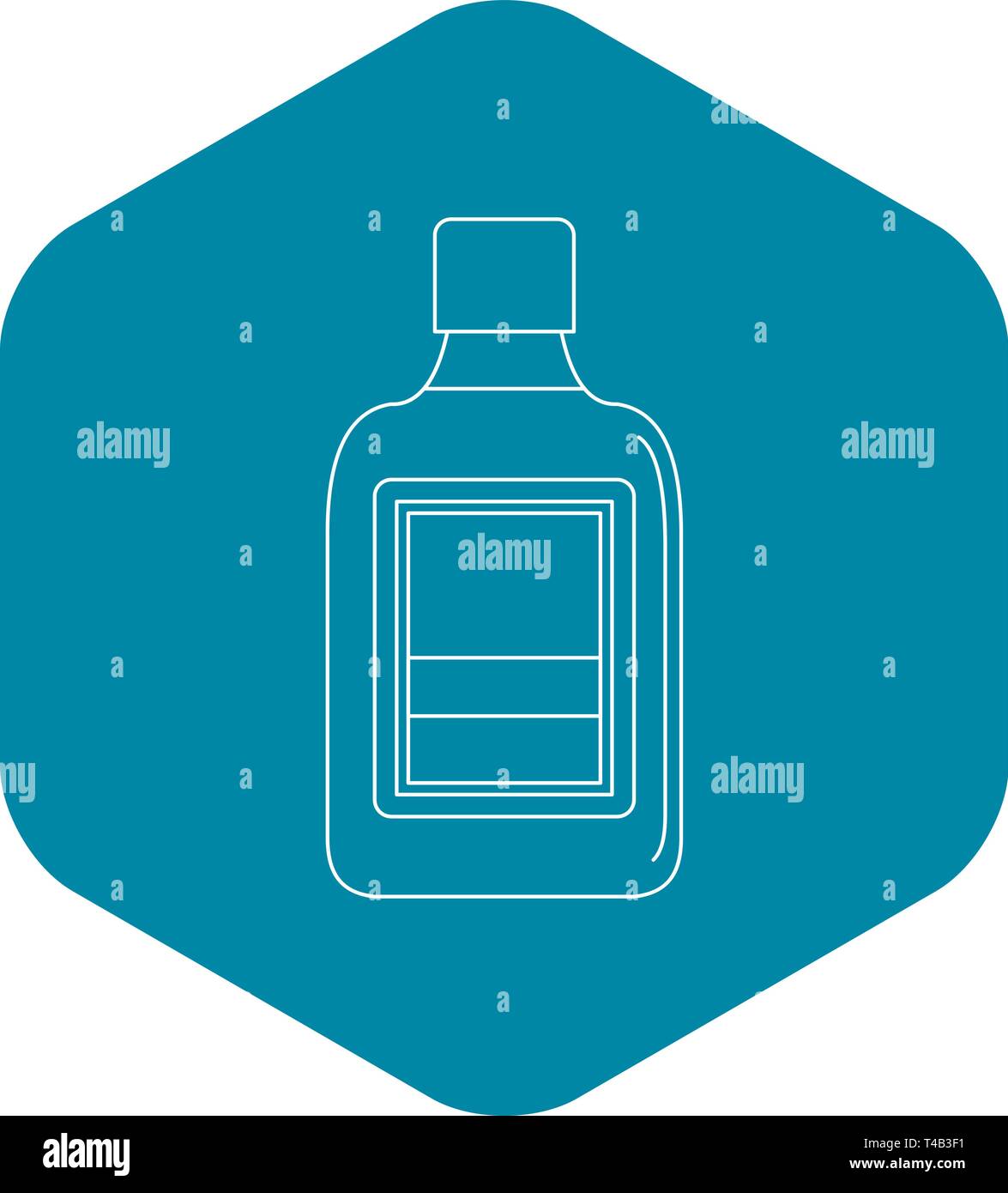 Plastic bottle icon, outline style Stock Vector Image & Art - Alamy