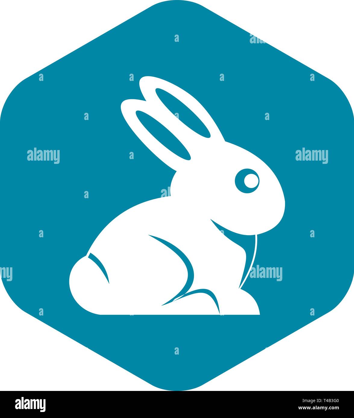 Easter bunny icon , simple style Stock Vector Image & Art - Alamy