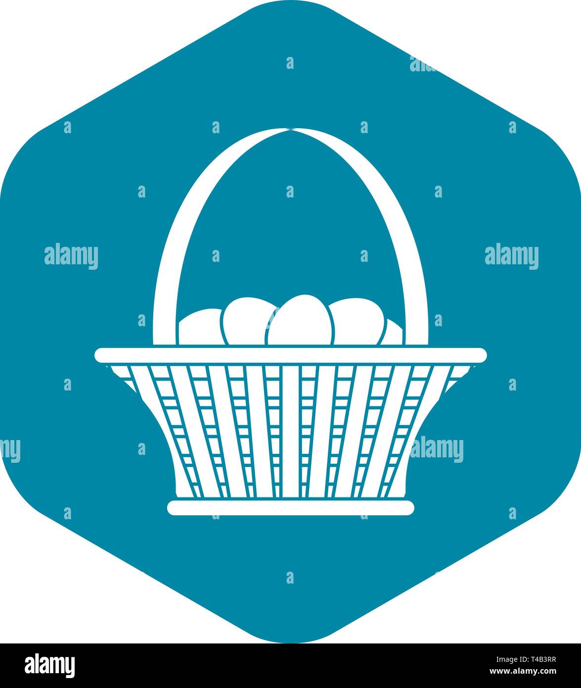 Easter basket icon , simple style Stock Vector Image & Art - Alamy