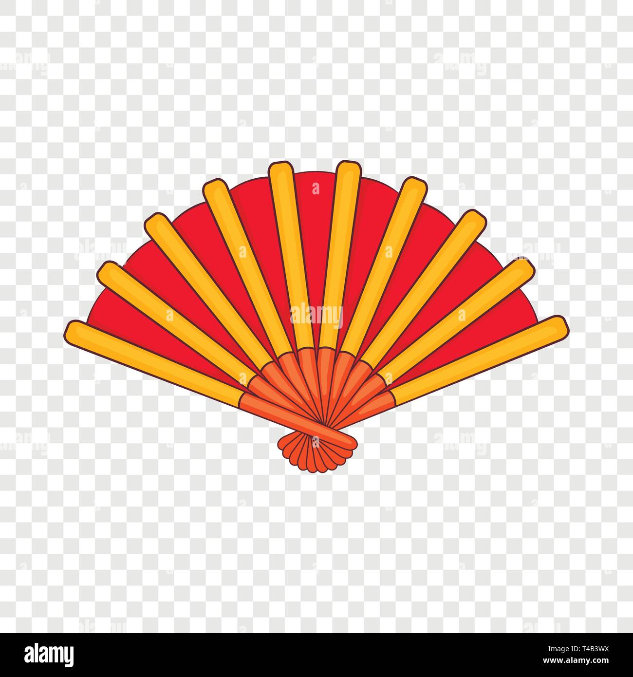 Spanish fan icon, cartoon style Stock Vector Image & Art - Alamy