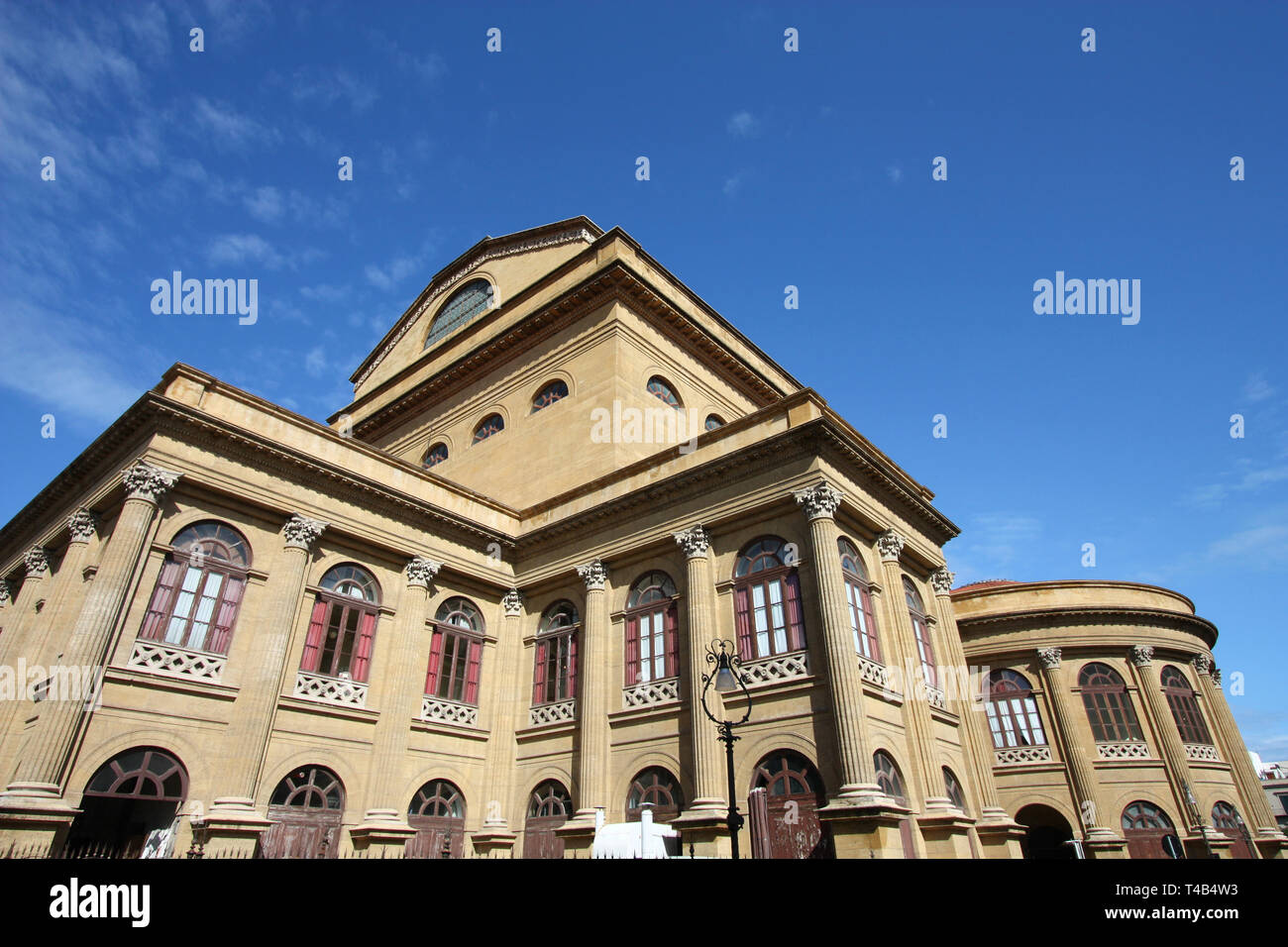 Palermo, Sicily island in Italy. Teatro Massimo Vittorio Emanuele ...