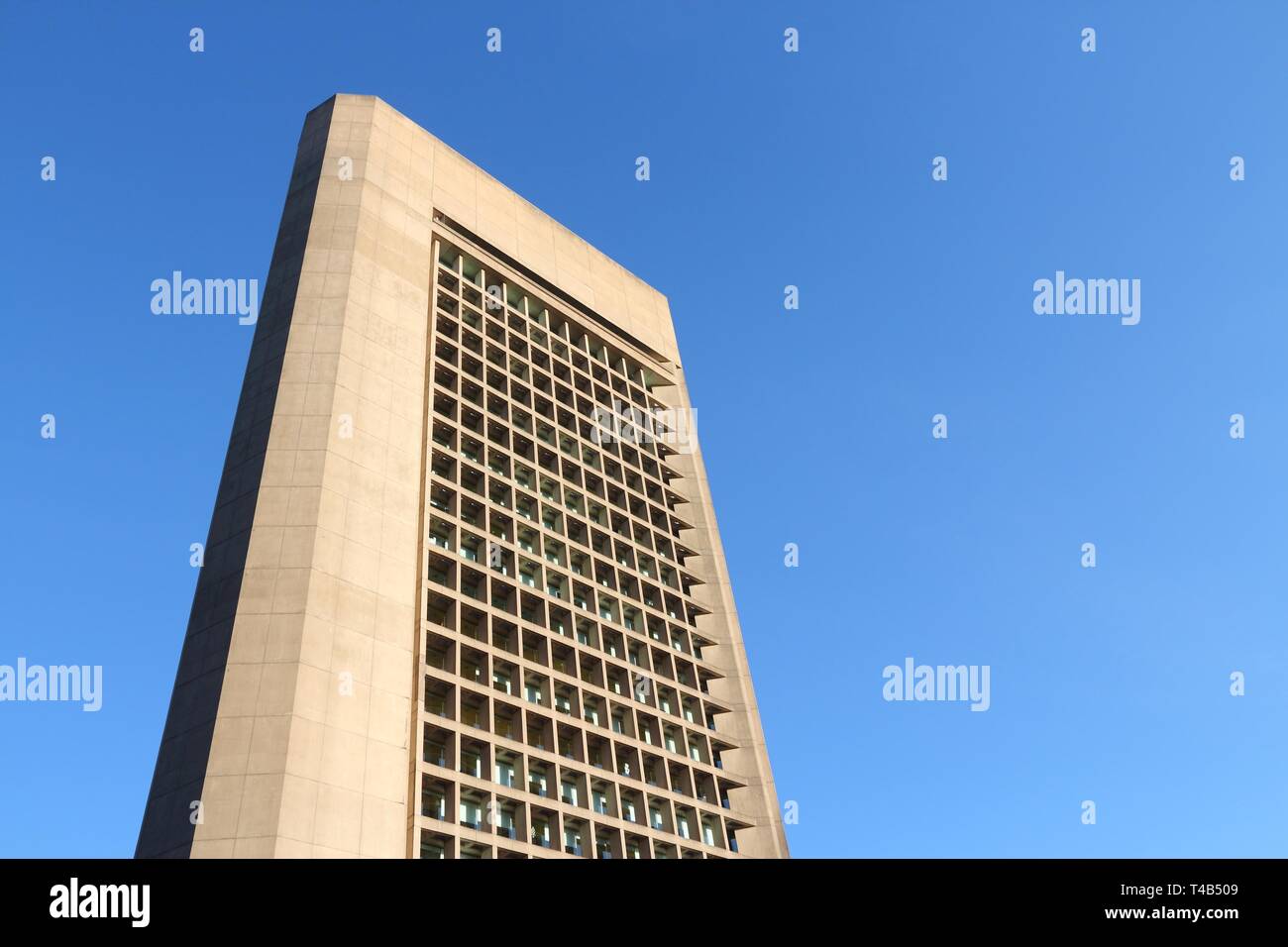 BOSTON, UNITED STATES - JUNE 9, 2013: Christian Science Administration ...