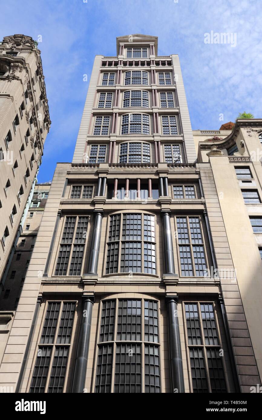 NEW YORK, USA - JULY 2, 2013: Takashimaya Building in New York. The ...