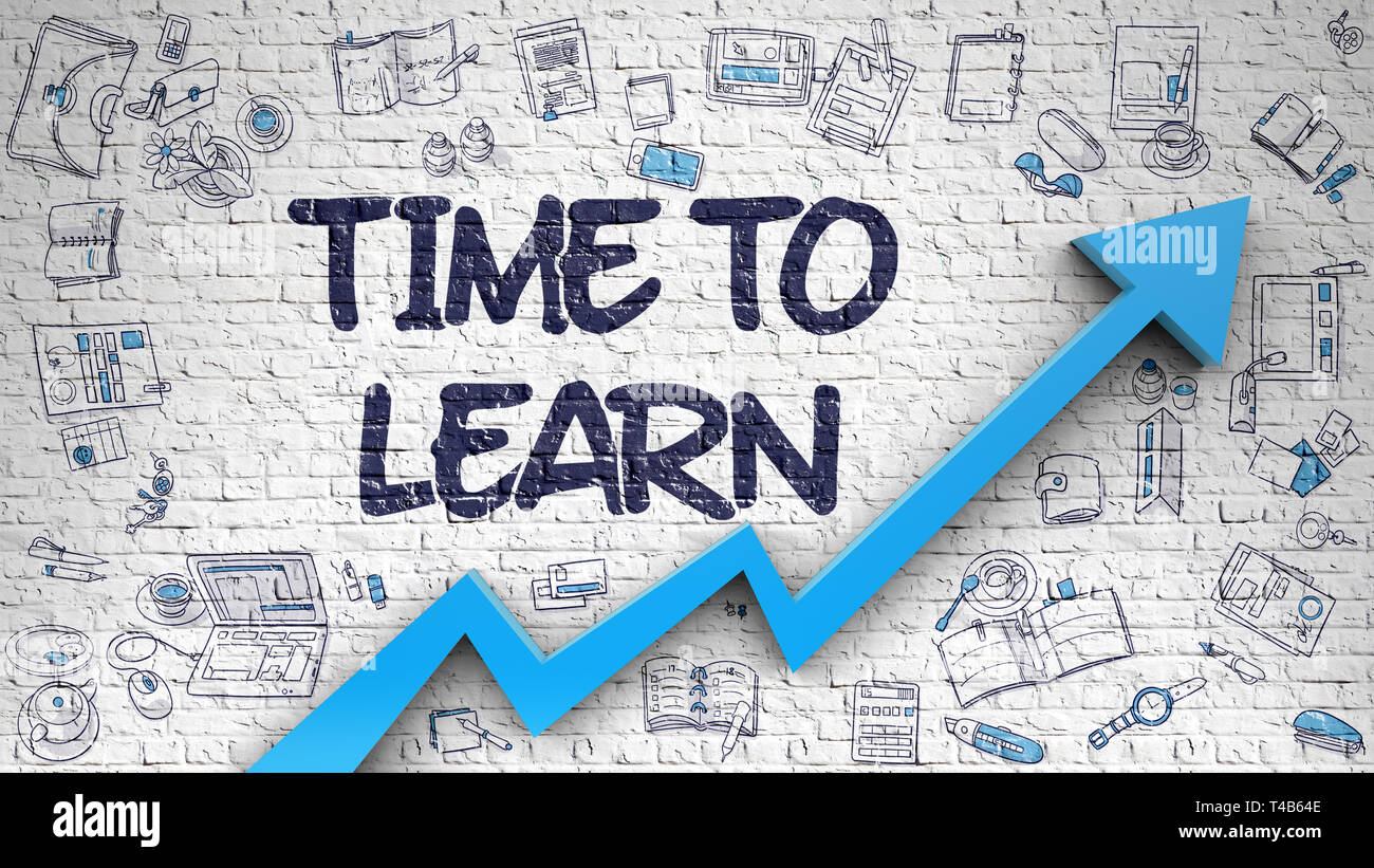 Learn time motivation illustration hi-res stock photography and images ...