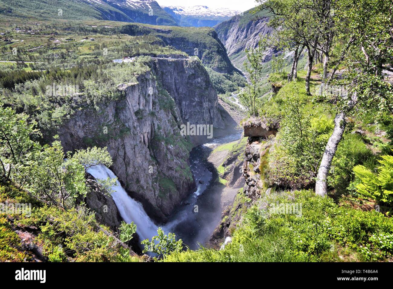 Voringfossen waterfall in norway hi-res stock photography and images ...