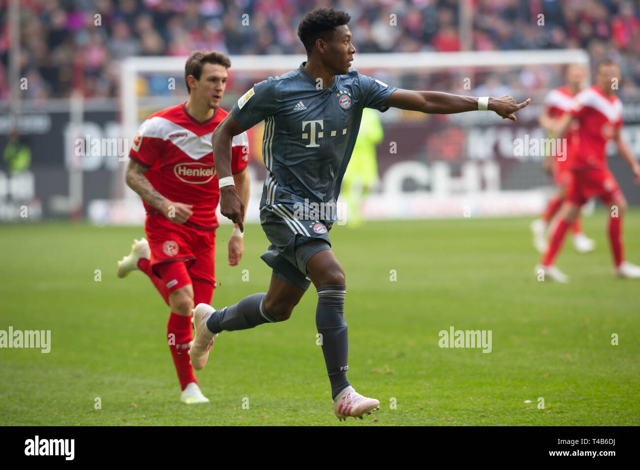 Duesseldorf, Germany 14.04.2019, Bundesliga matchday 29, Fortuna ...