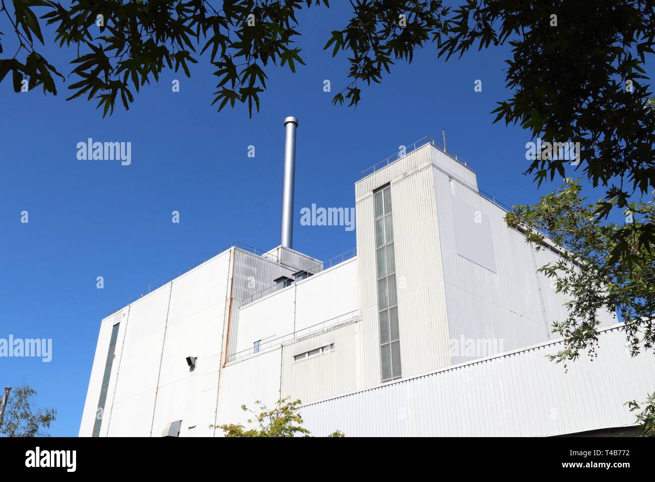 Cocoa factory - generic food processing plant in the Netherlands Stock ...