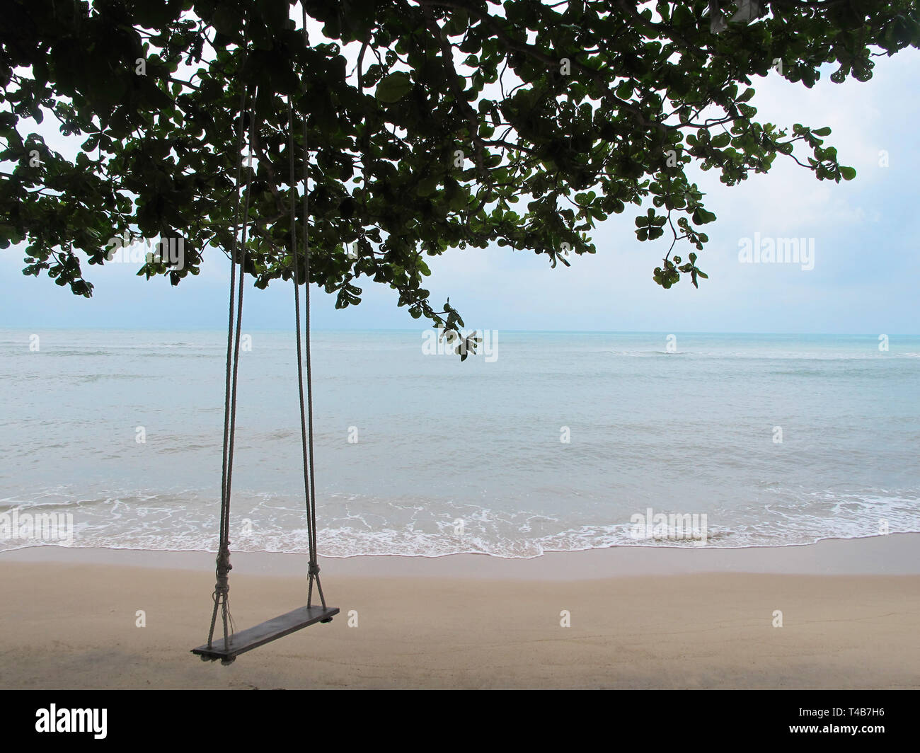 On beach swing without people hi-res stock photography and images - Alamy