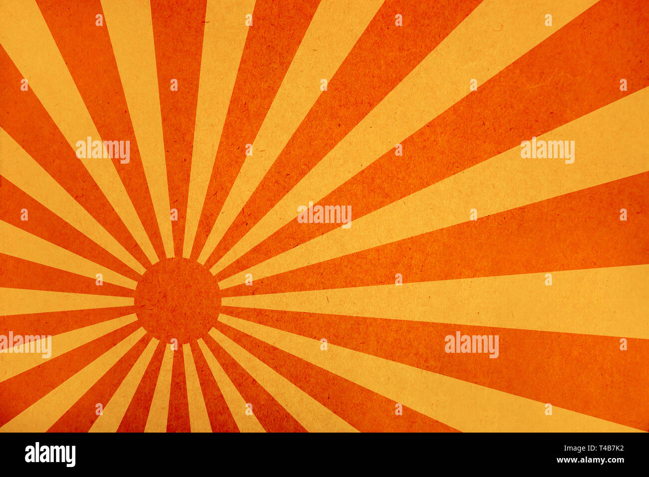 sunbeam illustration on old paper texture background Stock Photo - Alamy