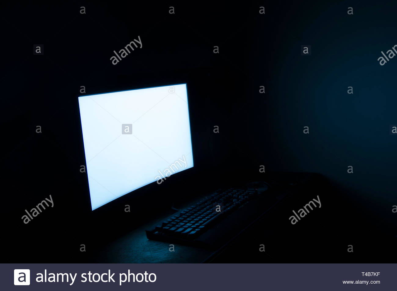Close Up Of Computer Screen Keyboard Stock Photos & Close Up Of ...