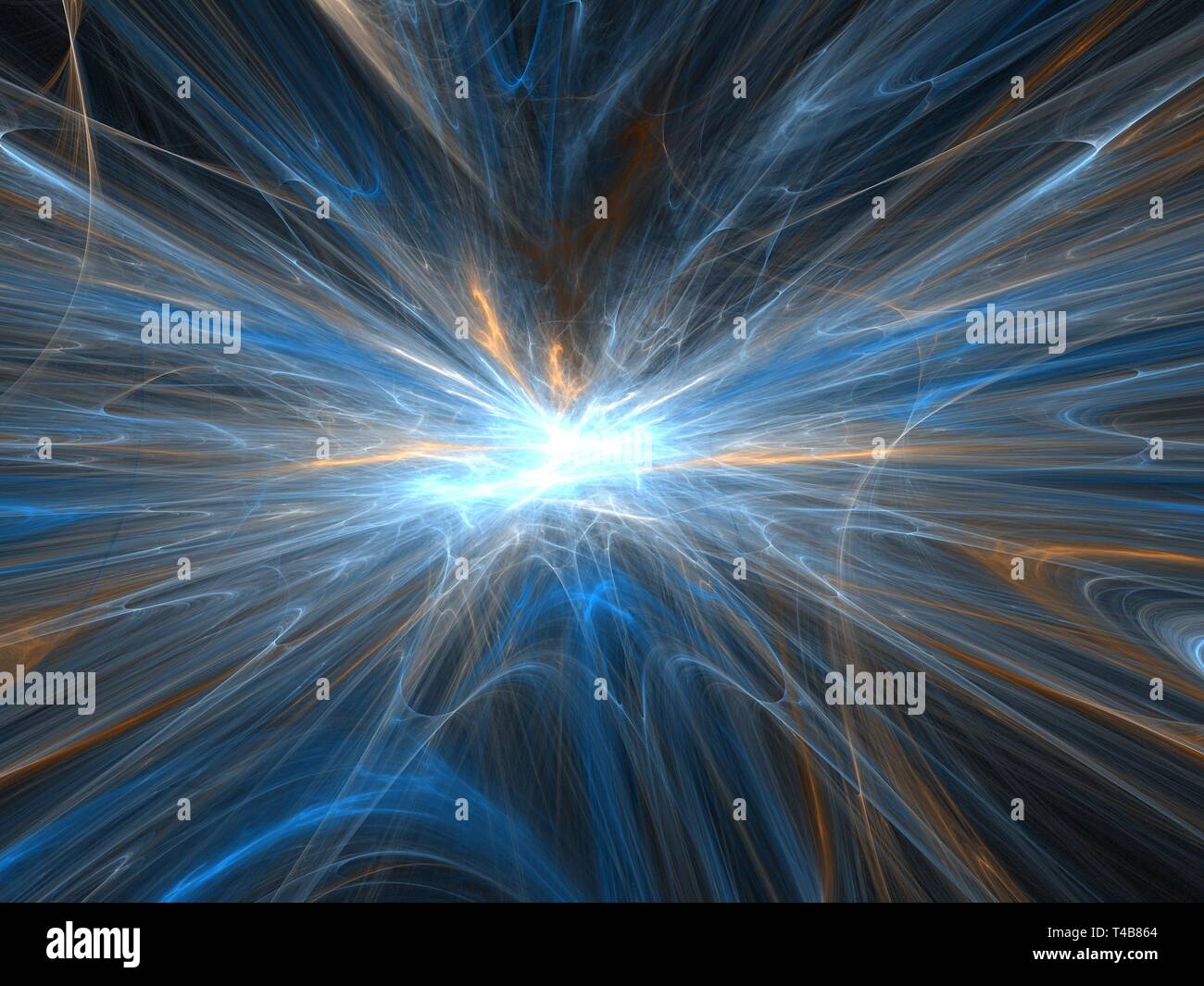 Graphics texture. Computer rendered background. 3D fractal. Explosion ...