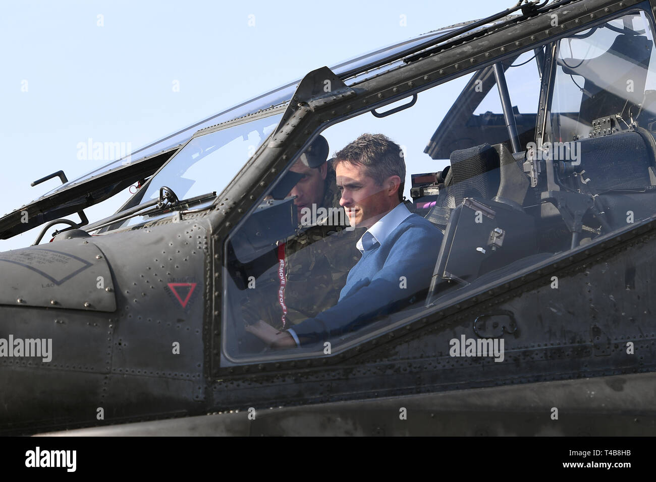 Apache Helicopter Cockpit Gunner