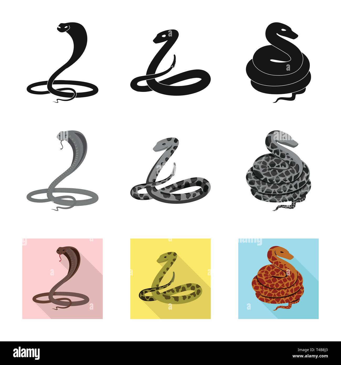 cobra,snake,tail,python,viper,animal,tattoo,gray,green,tongue,jungle ...