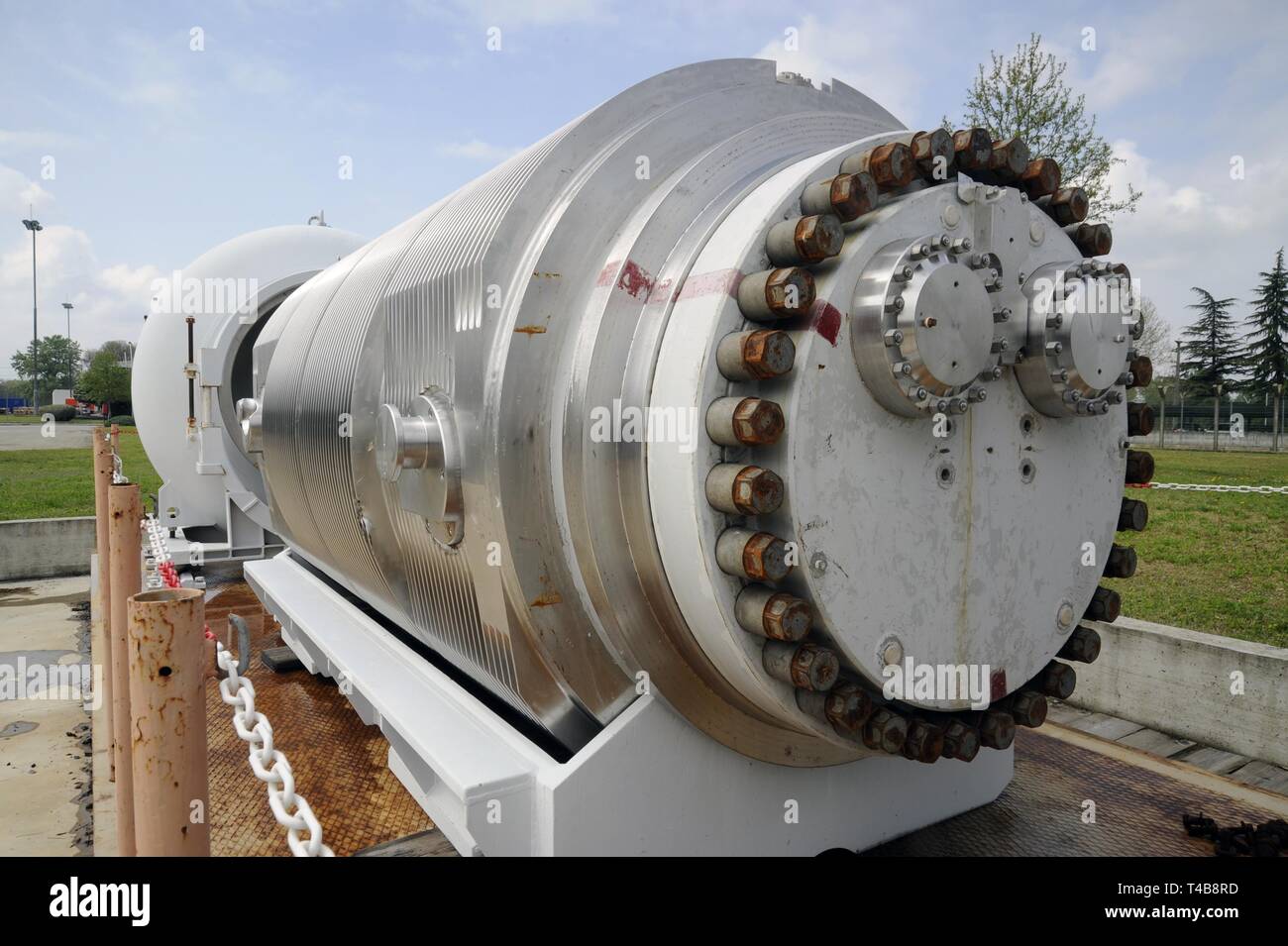 Trino Vercellese nuclear power station, in the process of deactivation ...