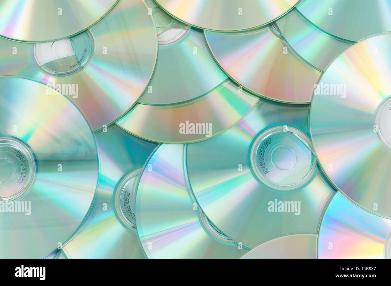 lots of compact discs for background Stock Photo - Alamy