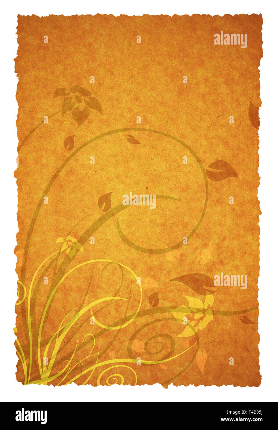old page background with colorful ornaments for your designs Stock ...