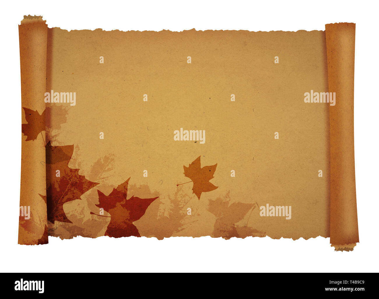 old scroll page background for your messages and designs Stock Photo ...