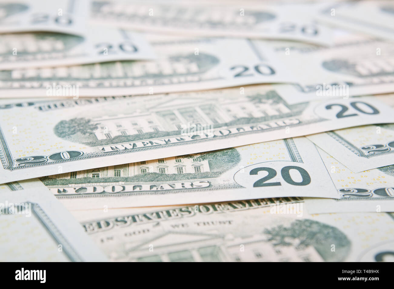 US dollar background with shallow dof Stock Photo - Alamy