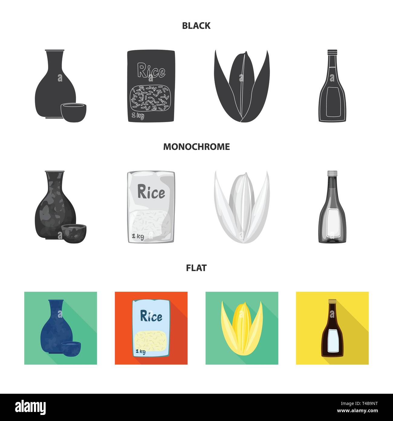 Isolated object of crop and ecological icon. Collection of crop and ...