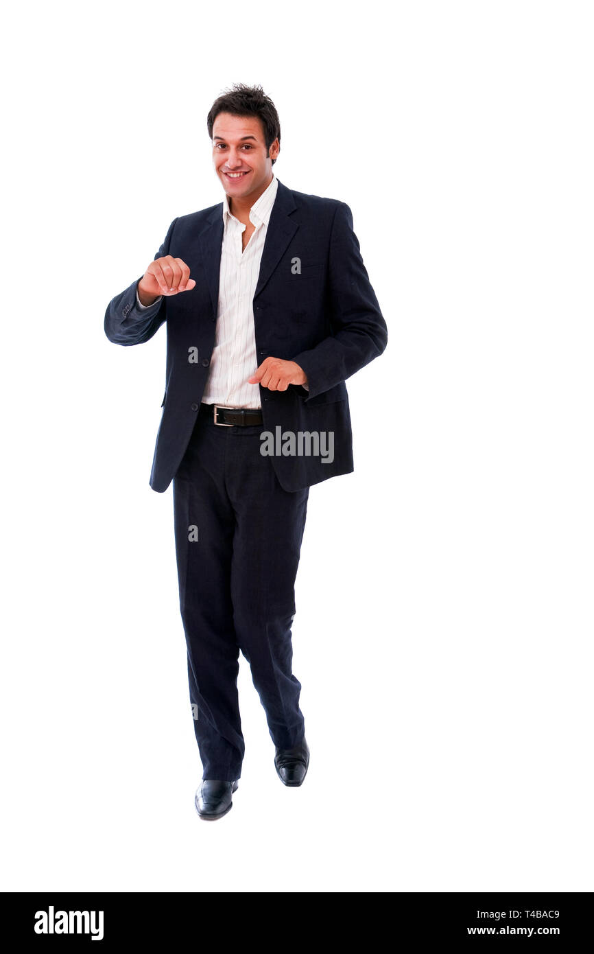 Dancing young businessman on hi-res stock photography and images - Alamy