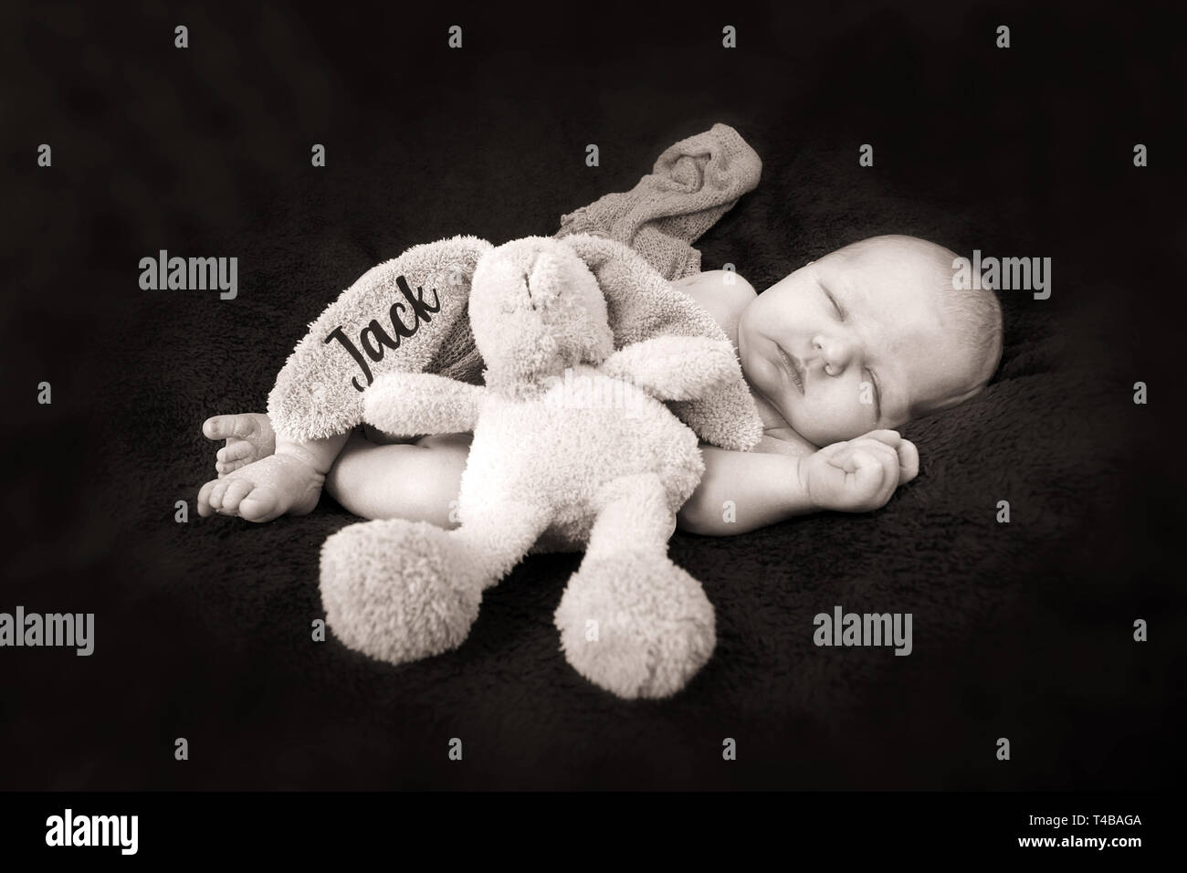 1 week old baby boy Stock Photo - Alamy