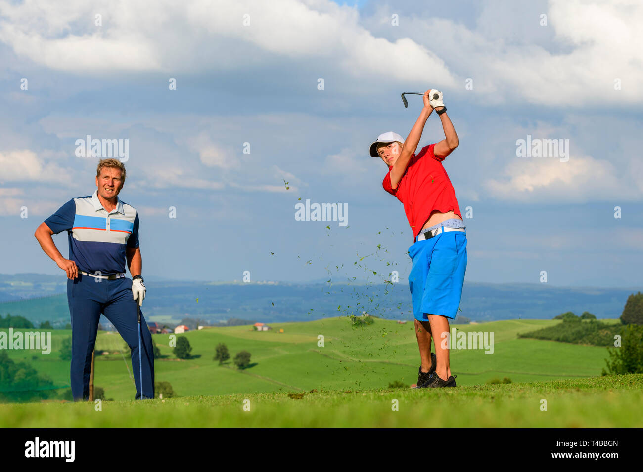 Golf evening hi-res stock photography and images - Alamy