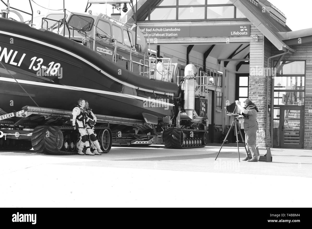 A photographer visits lifeboat station in wales to illustrate the work ...