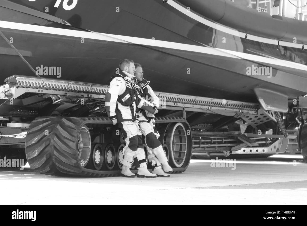 A photographer visits lifeboat station in wales to illustrate the work ...