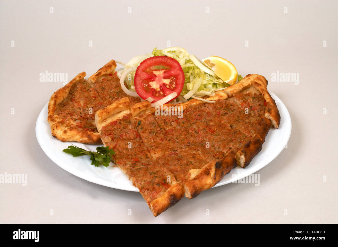 turkish special pide close up Stock Photo - Alamy