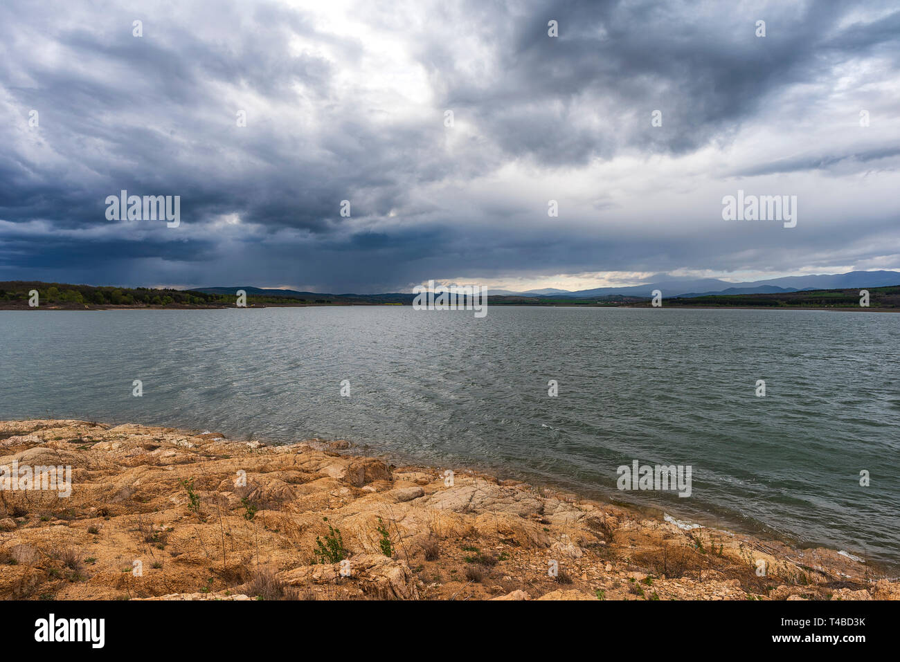 Stormy lake scene hi-res stock photography and images - Alamy