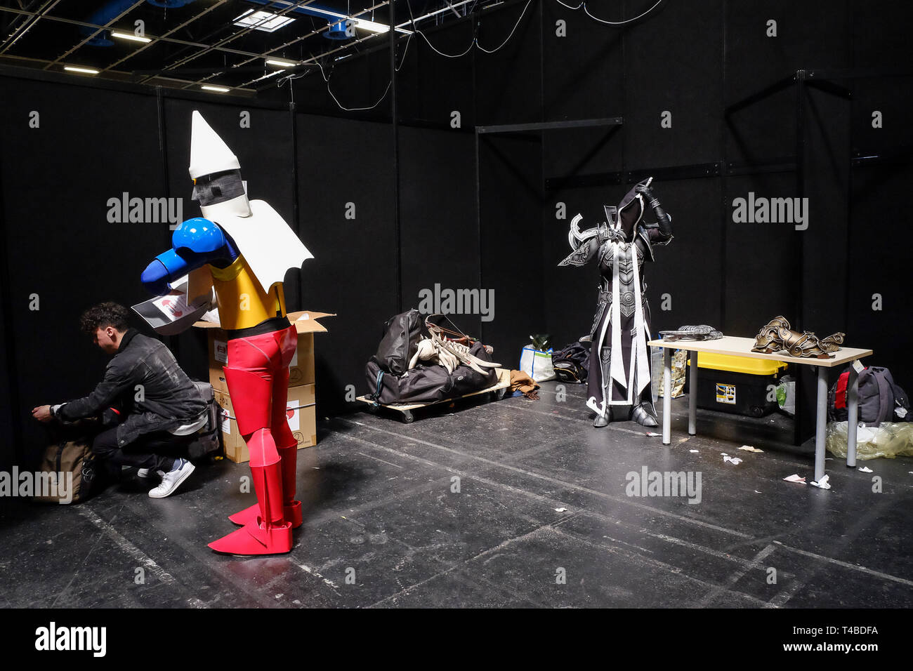 Torino, Italy. 14th Apr, 2019. Torino Comics 2019, the fair dedicated ...