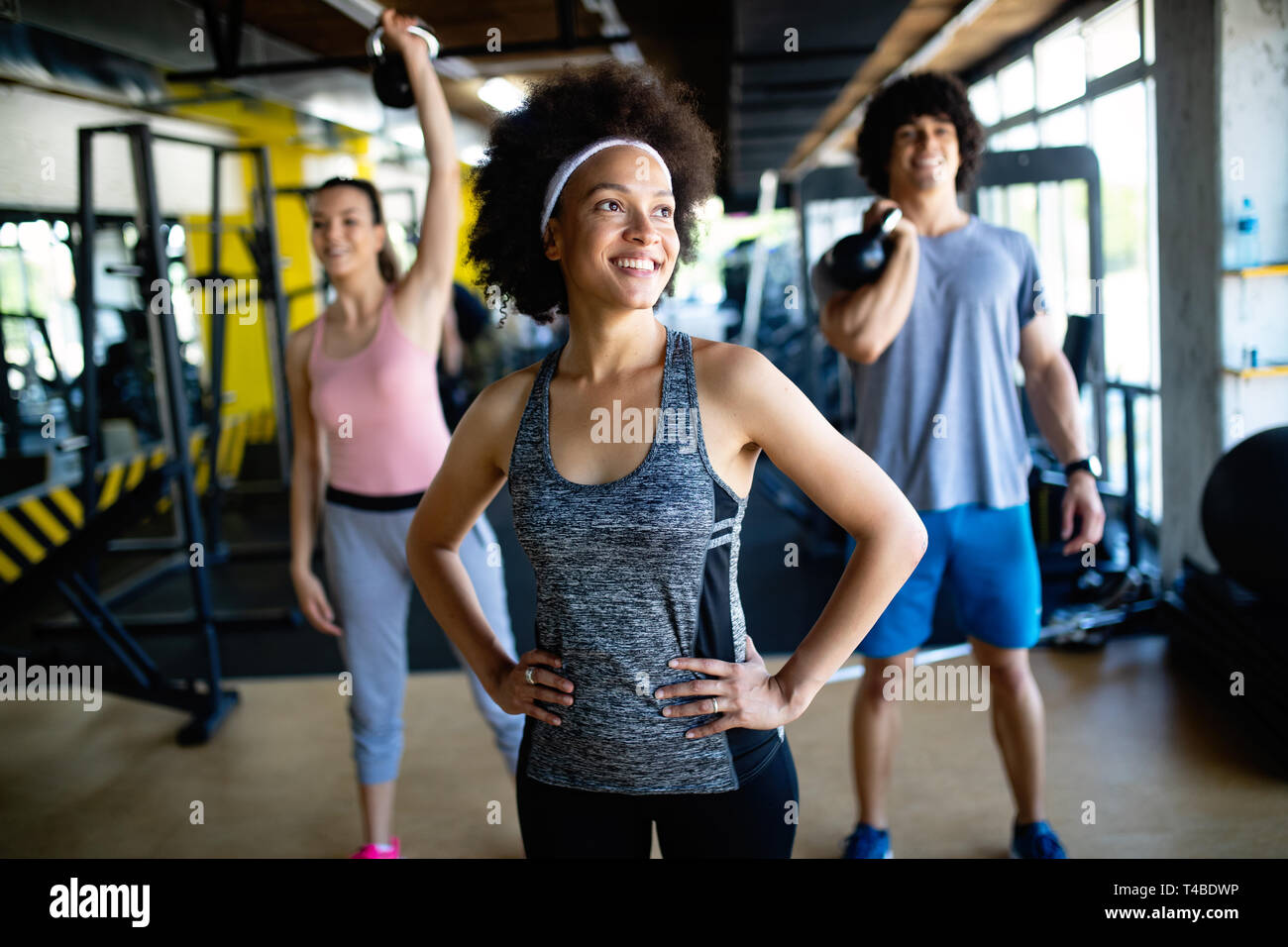Group of young athletes hi-res stock photography and images - Alamy
