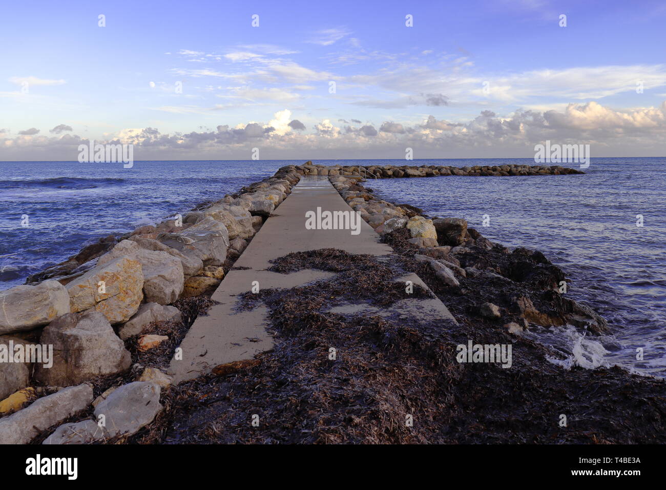 Covered jetty at harbor hi-res stock photography and images - Alamy