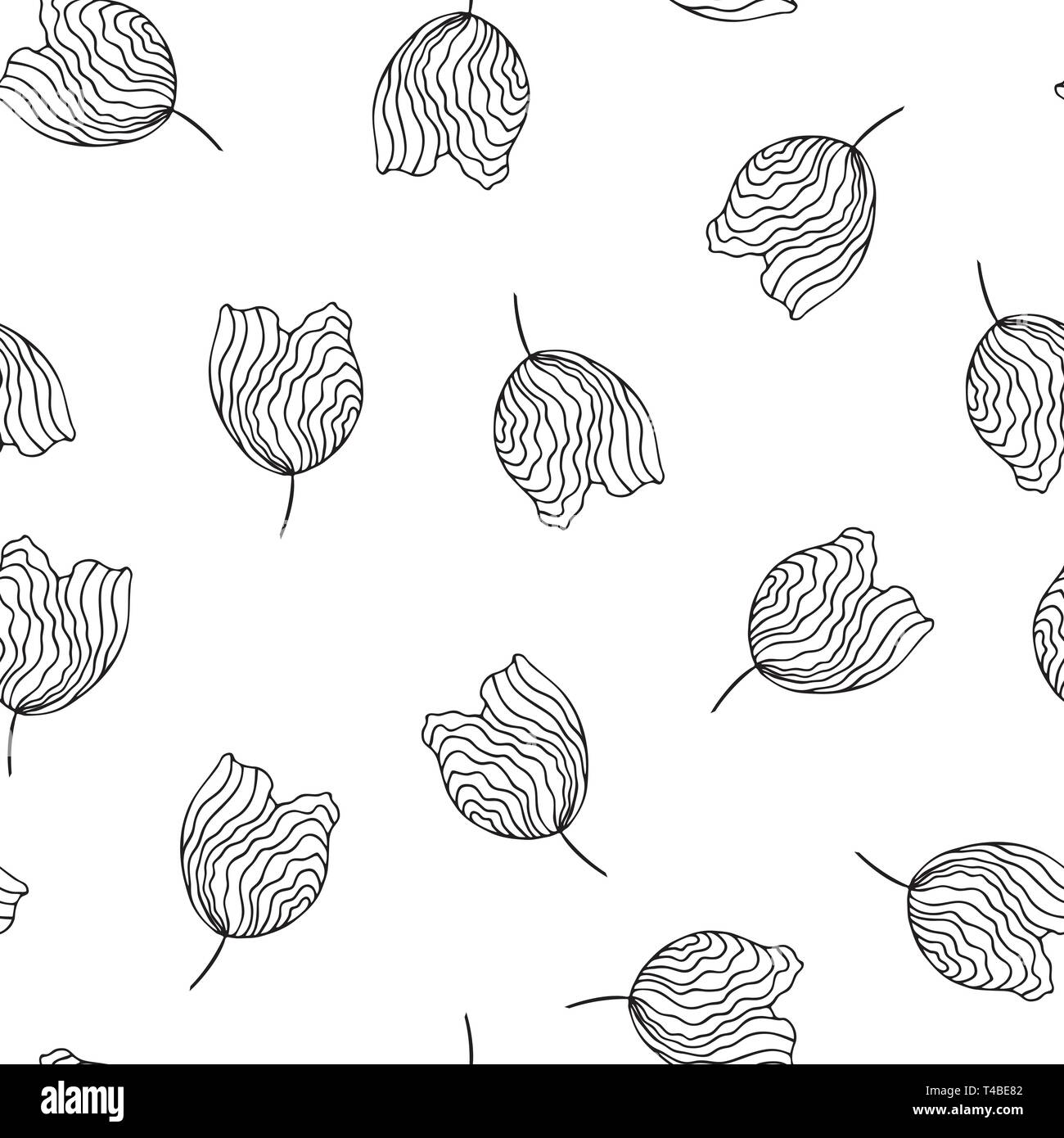 Floral seamless pattern. Plant texture for fabric, wrapping, wallpaper ...