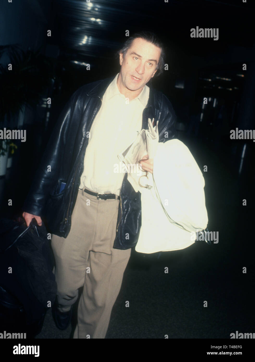 Los Angeles, California, USA 22nd March 1994 Actor Robert DeNiro at LAX ...