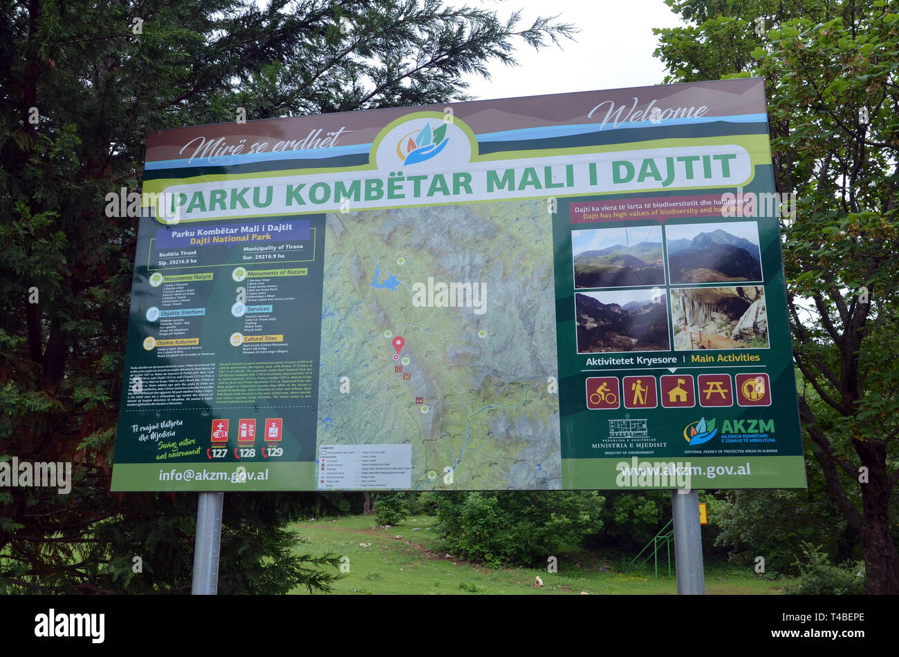 Dajti mountain national park hi-res stock photography and images - Alamy