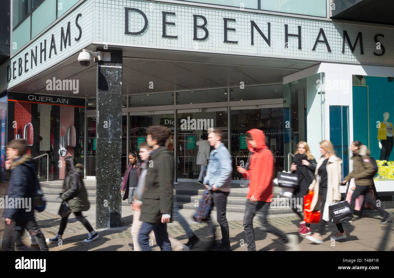 Debenhams flagship store in oxford street hi-res stock photography and ...