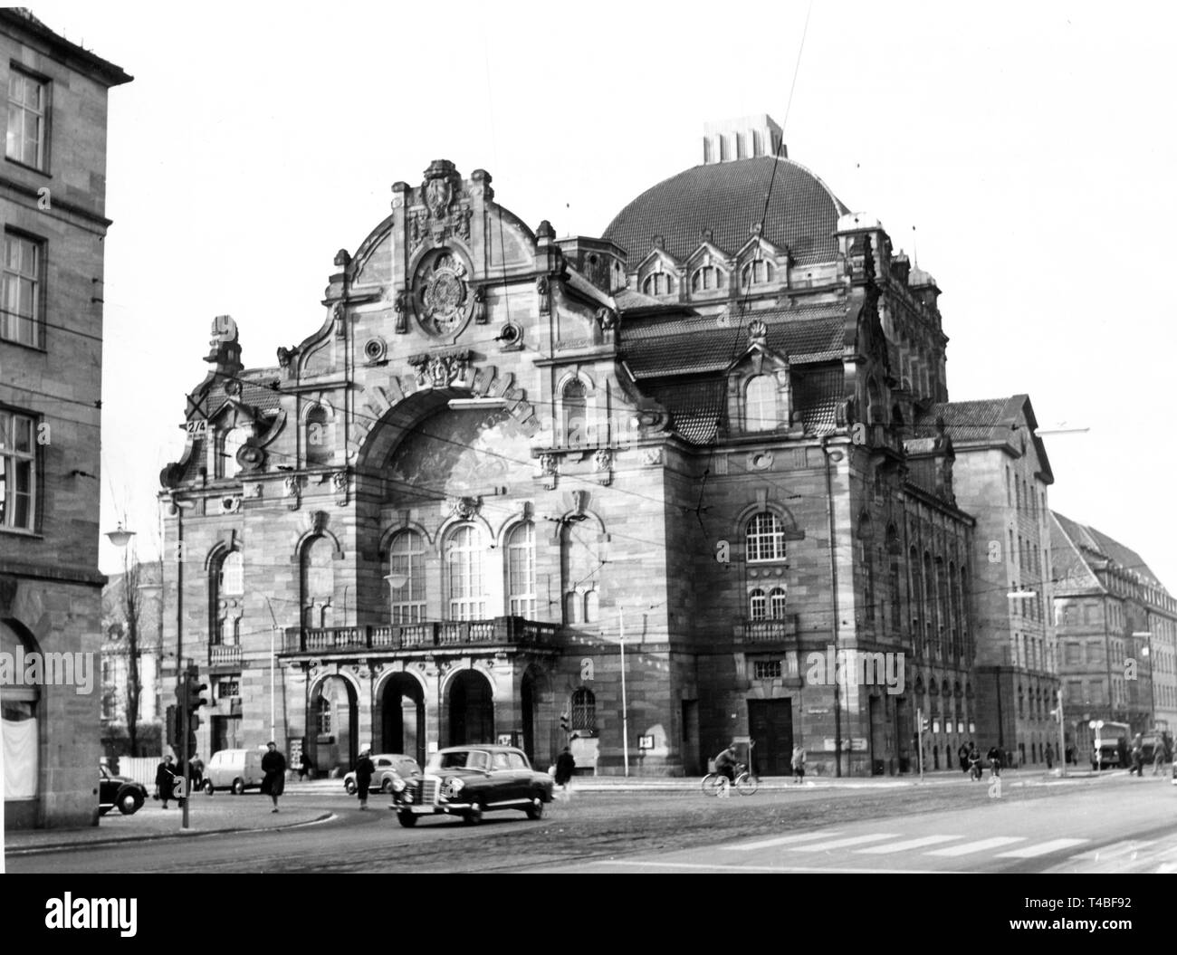The opera house in Nuremberg in the 1950s. | usage worldwide Stock ...