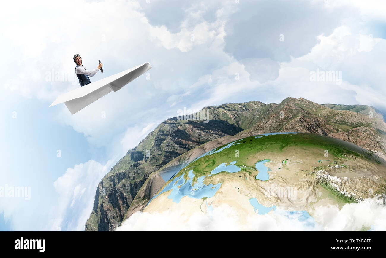 Funny pilot goggles helmet hi-res stock photography and images - Alamy