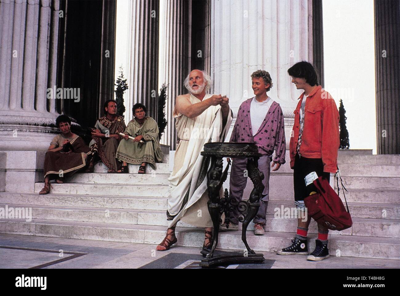 BILL AND TED'S EXCELLENT ADVENTURE (1989) TONY STEEDMAN ALEX WINTER ...