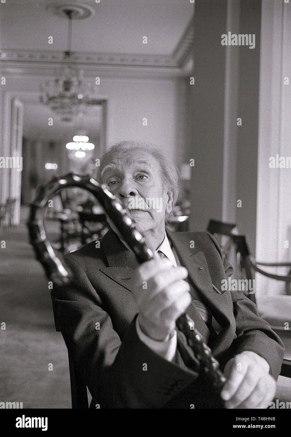 (FILE) A picture dated 1982 shows Argentinian writer Jorge Luis Borges ...