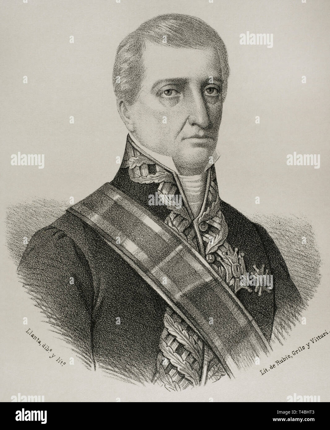 Pascual Enrile Alcedo (1772-1839). Spanish military. Governor-general ...