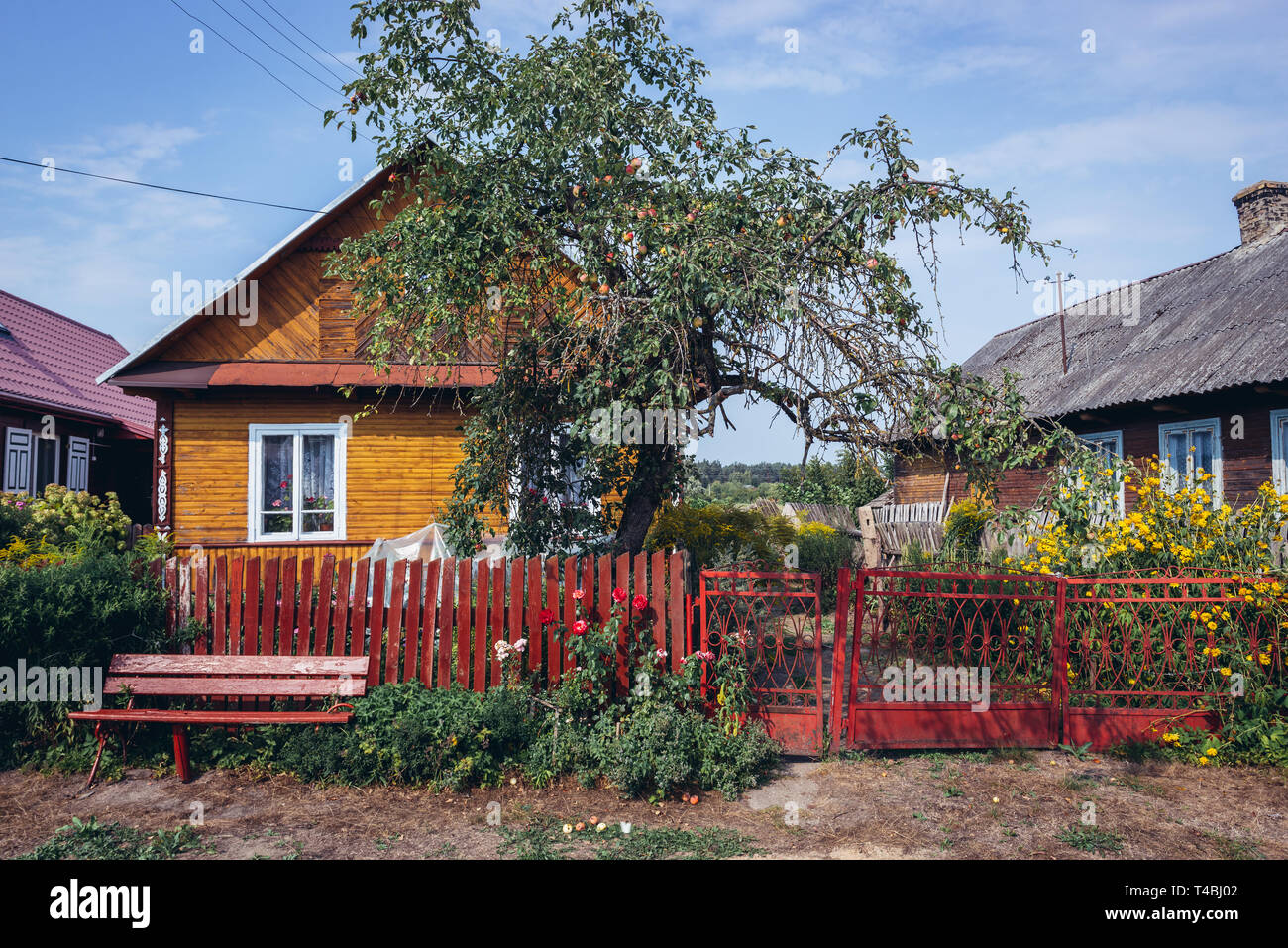 Decorated house in Soce village on so called The Land of Open Shutters ...