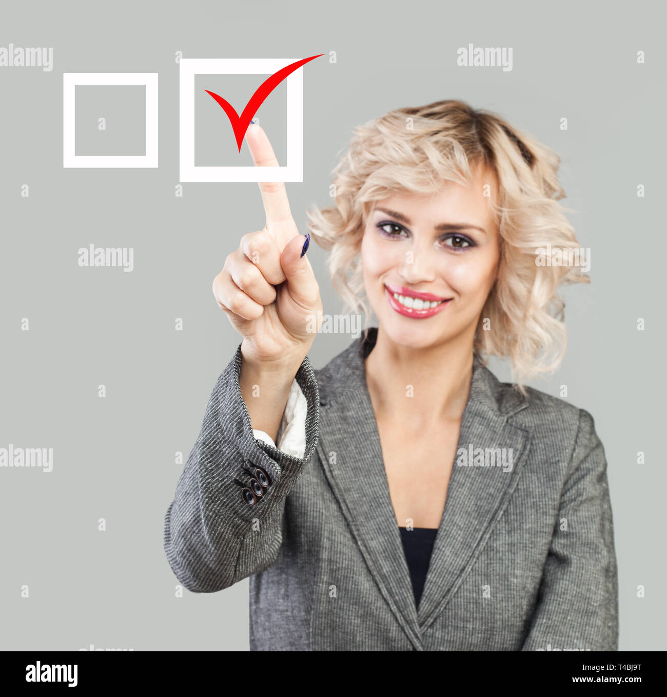 Girl with tick hi-res stock photography and images - Alamy